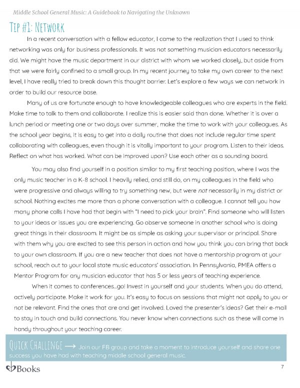 Middle School General Music: A Guidebook to Navigating the Unknown | F ...