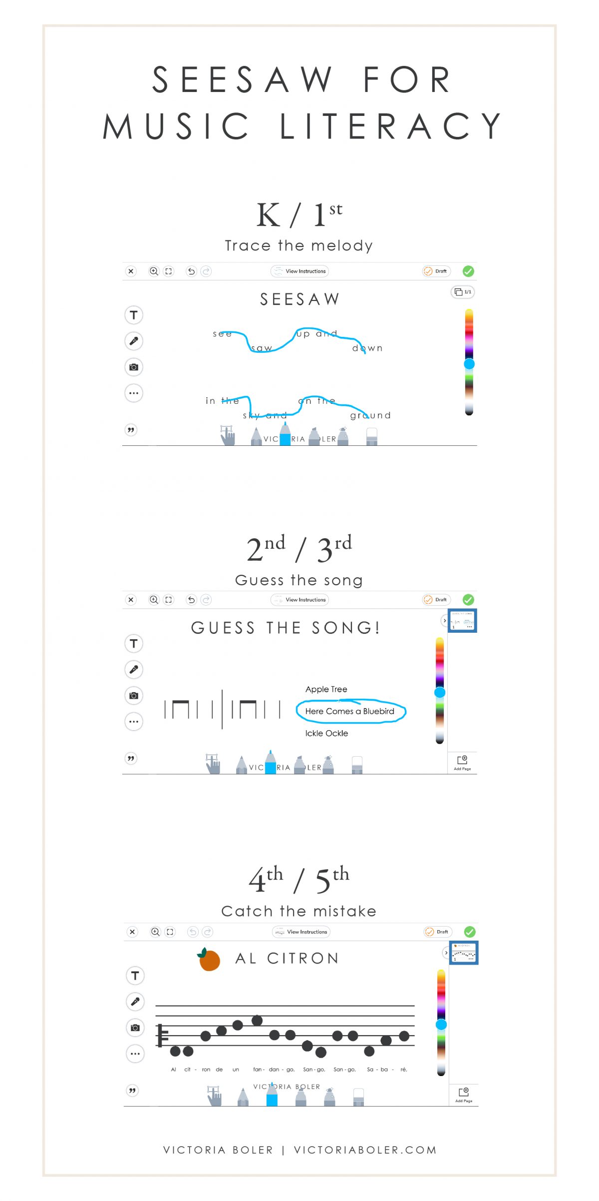 Getting Started with Seesaw for General Music Education | F-flat Books