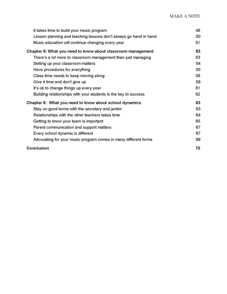 Make A Note: What You Really Need To Know About Teaching Elementary ...