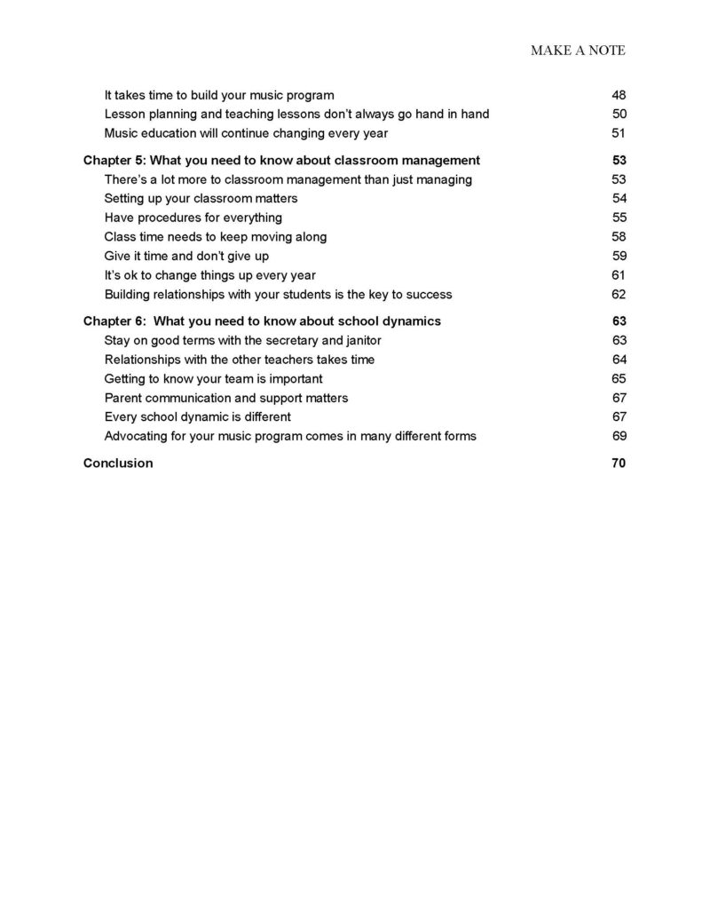 Make A Note: What You Really Need To Know About Teaching Elementary ...