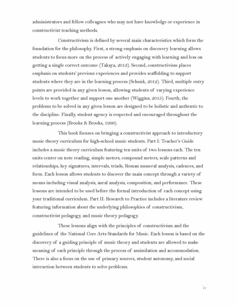 An Introductory Music Theory Curriculum for High School Students - A ...